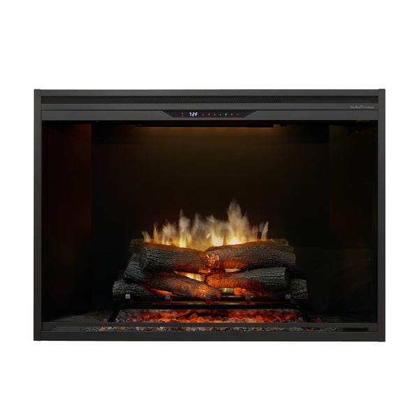Dimplex 42-in Revillusion Built-In Electric Fireplace with Black Backg ...