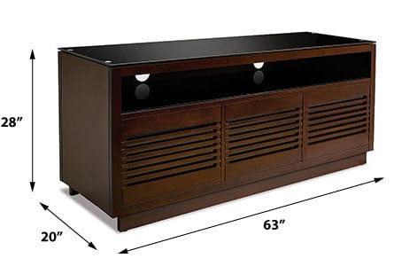 Hanson TV Stand in Chocolate | Electric Fireplaces Direct